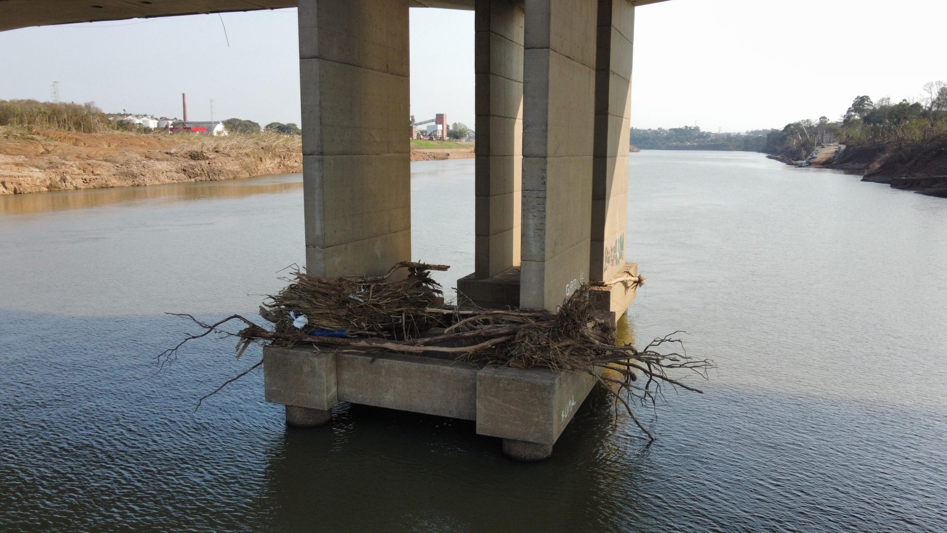 Ponte sobre o Rio Taquari em Lajeado está estável, garante CCR