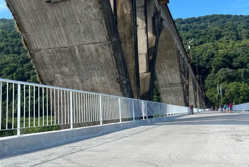 Reconstrução da Ponte Brochado da Rocha será inaugurada durante a ExpoMuçum