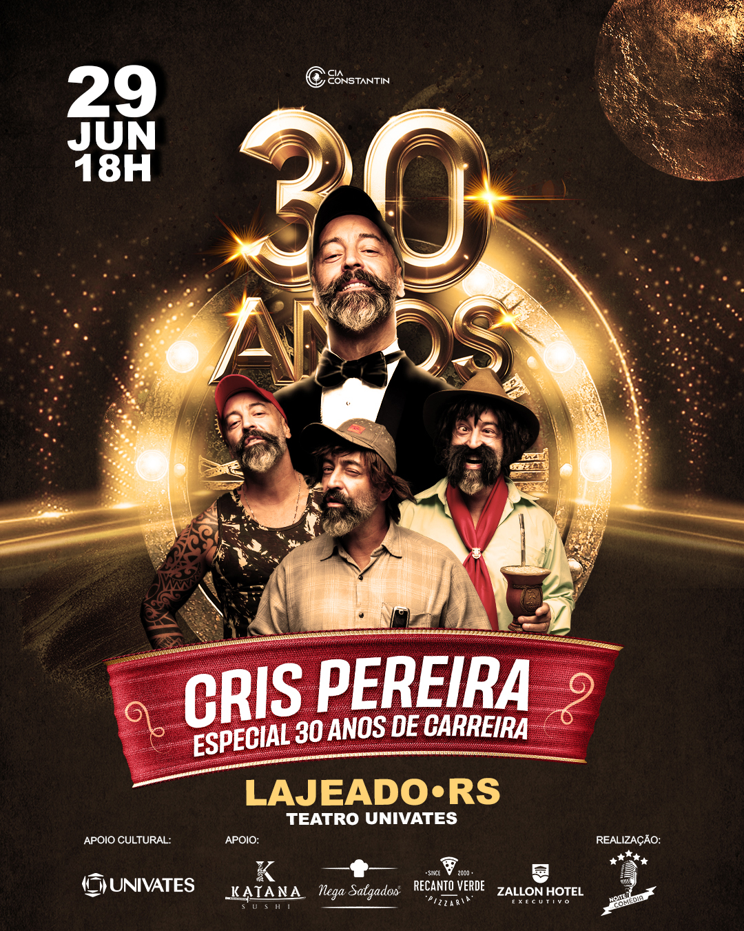 Cris Pereira celebra 30 anos de carreira com turnê especial e ...