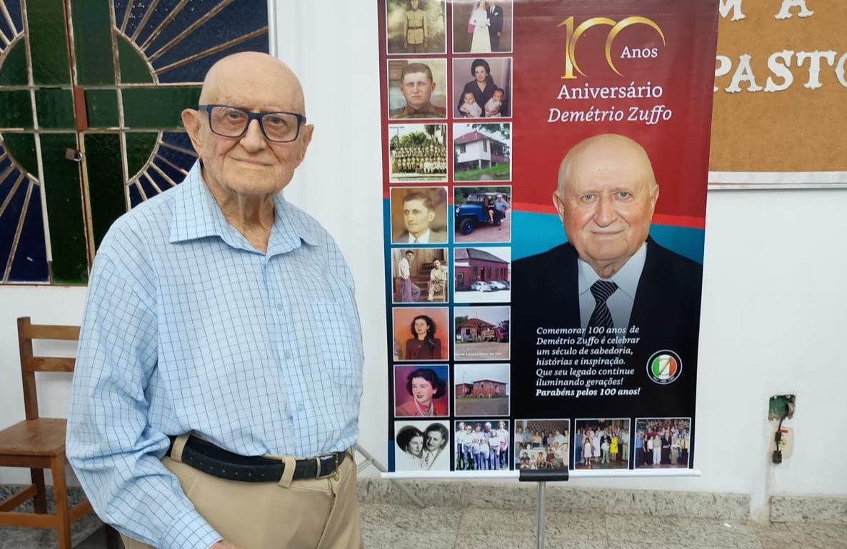 Morre aos 100 anos Demétrio Zuffo, emancipacionista de Anta Gorda